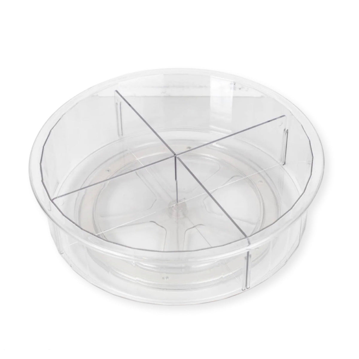 Clear Lazy Susan - removable dividers – Perfect Pantries Project